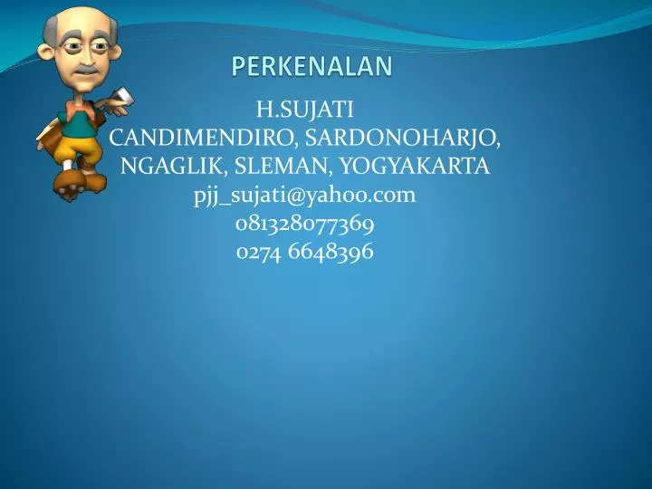 PPT - PERKENALAN PowerPoint Presentation, free download - ID:2682230
