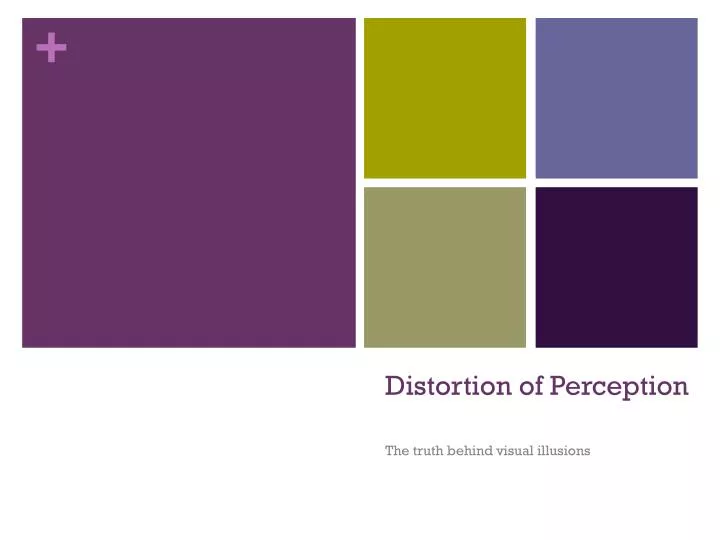 PPT - Distortion of Perception PowerPoint Presentation, free download ...