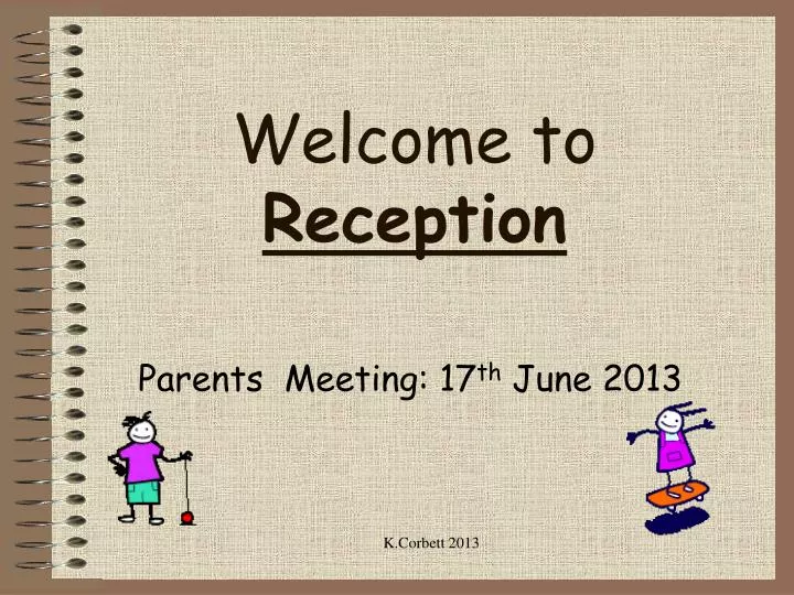 PPT - Welcome to Reception PowerPoint Presentation, free download - ID ...