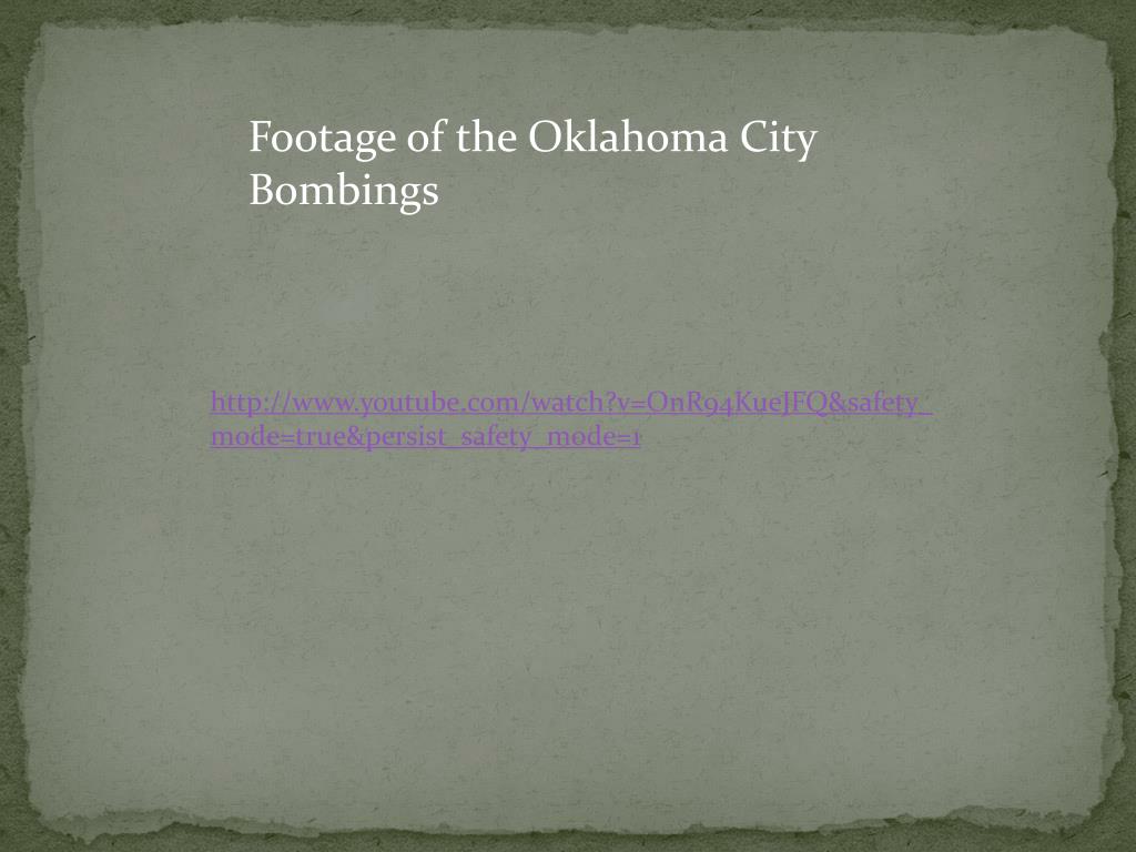 PPT - The Oklahoma City Bombings PowerPoint Presentation, free download ...