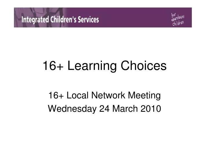 PPT - 16+ Learning Choices PowerPoint Presentation, free download - ID ...