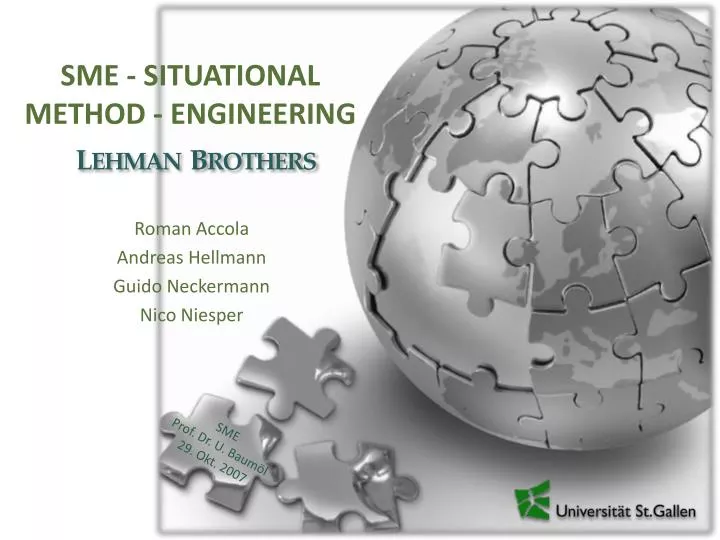 PPT - SME - SITUATIONAL METHOD - ENGINEERING PowerPoint Presentation, free download - ID:2683172