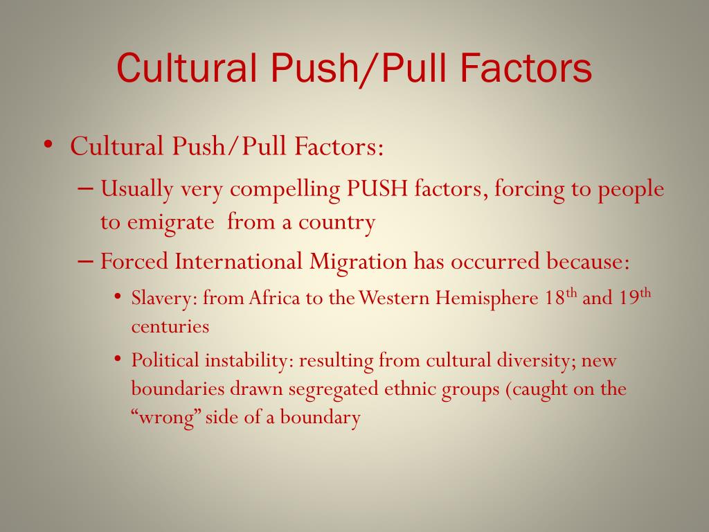 Demographic Push And Pull Factors Examples at Betty Tenorio blog Demographic Push And Pull Factors Examples at Betty Tenorio blog