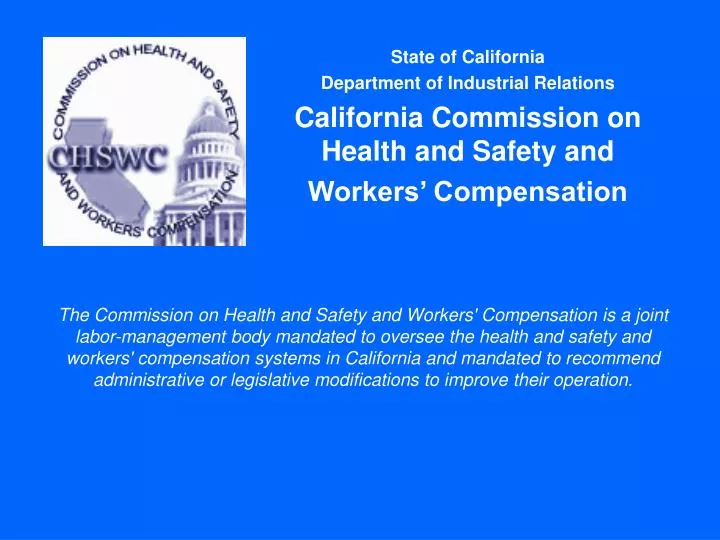 PPT - State of California Department of Industrial Relations PowerPoint ...