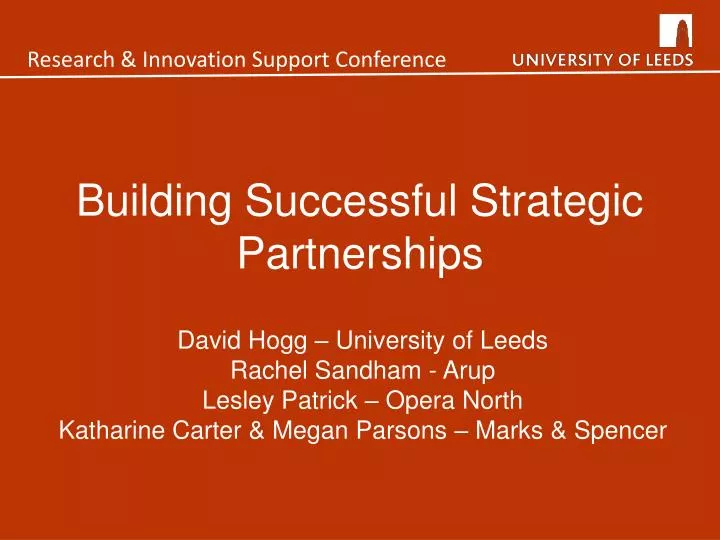 PPT - Building Successful Strategic Partnerships PowerPoint ... PPT - Building Successful Strategic Partnerships PowerPoint ...
