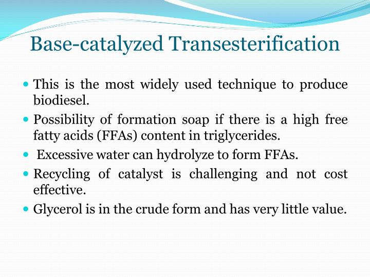 PPT - Transesterification PowerPoint Presentation - ID:2683660