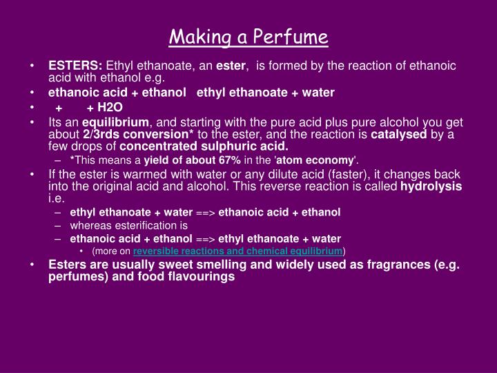 PPT - Esters PowerPoint Presentation - ID:2683772