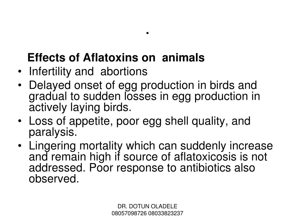 PPT - Aflatoxicosis Management in Livestock and Aquaculture Business ...