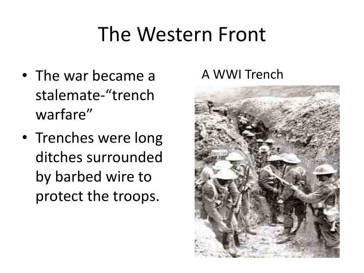 PPT - World War I - Trench Warfare PowerPoint Presentation - ID:2684258