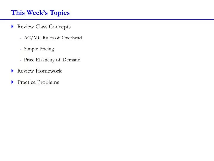 PPT - This Week’s Topics PowerPoint Presentation, free download - ID ...