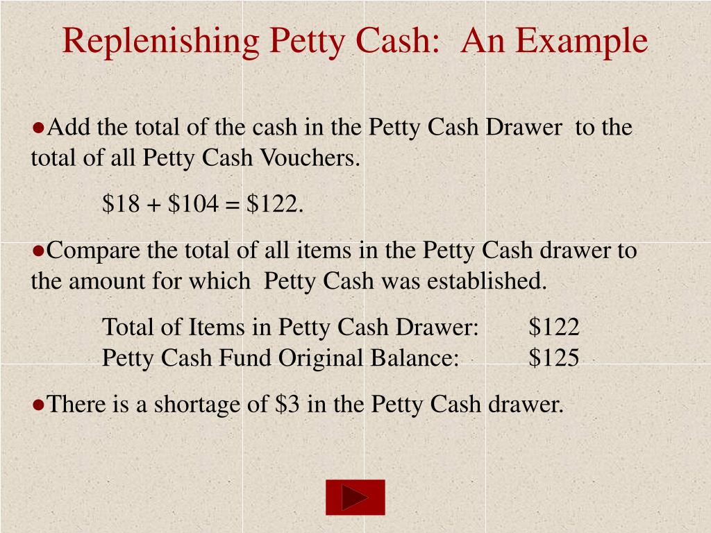 PPT - Accounting for Petty Cash and Cash Short and Over PowerPoint ...
