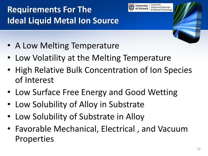 PPT - Liquid Metal Ion Source PowerPoint Presentation - ID:2685516