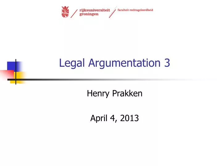 PPT - Legal Argumentation 3 PowerPoint Presentation, free download - ID ...
