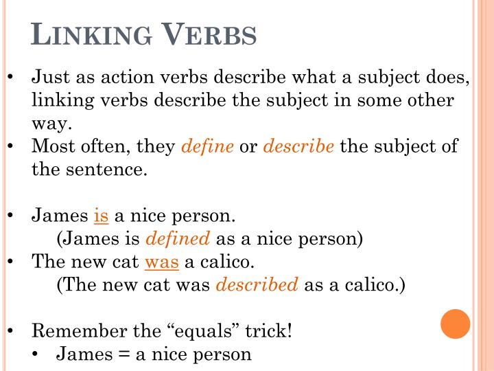 PPT - Three Types of Verbs PowerPoint Presentation - ID:2685908