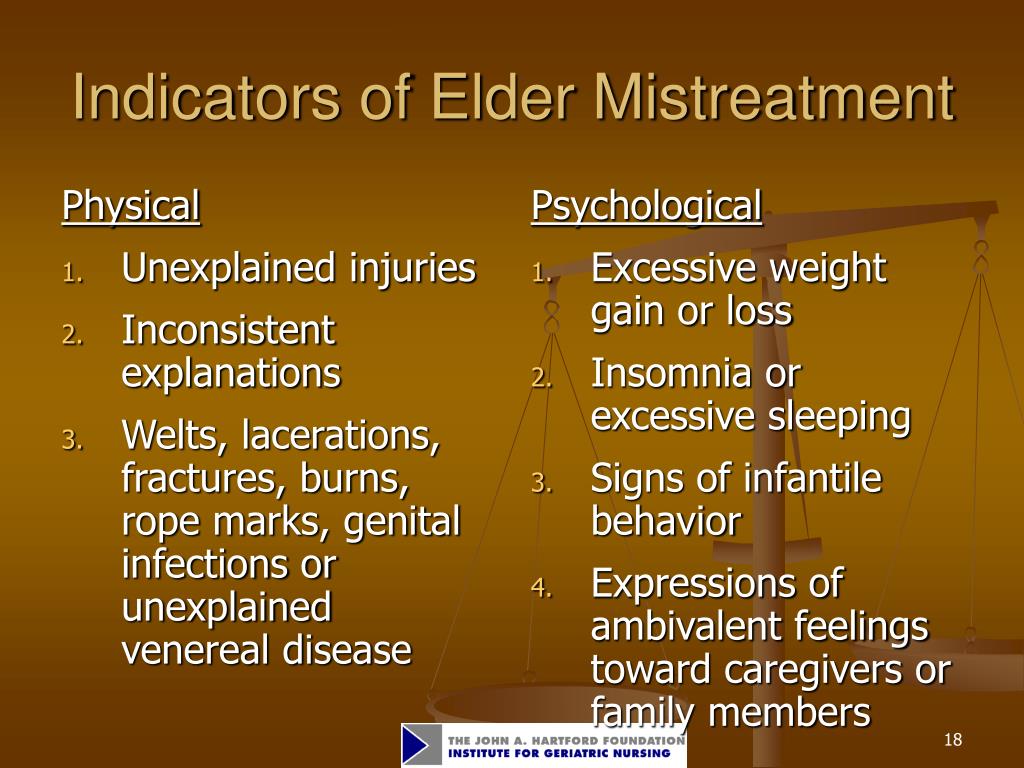 PPT - Caregiving and Mistreatment of Older Adults PowerPoint ...