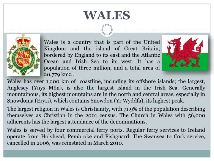 PPT - WALES PowerPoint Presentation, free download - ID:2686992