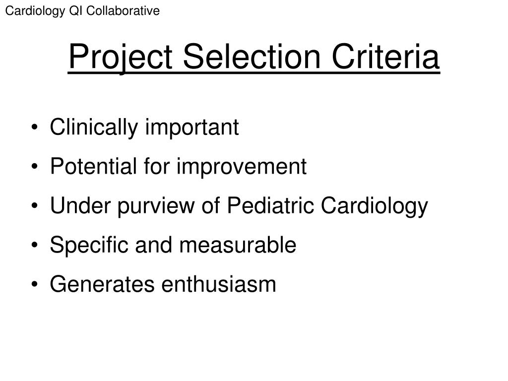PPT - The Pediatric Cardiology National Quality Improvement ...