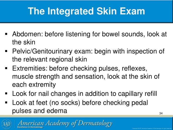 PPT - How to Perform a Total Body Skin Exam PowerPoint Presentation ...
