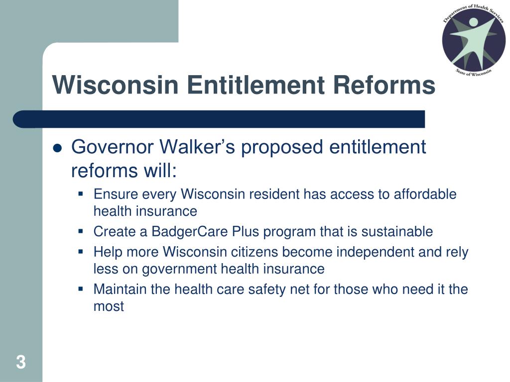 PPT - Governor Walker’s Entitlement Reform & Patient Protection And ...