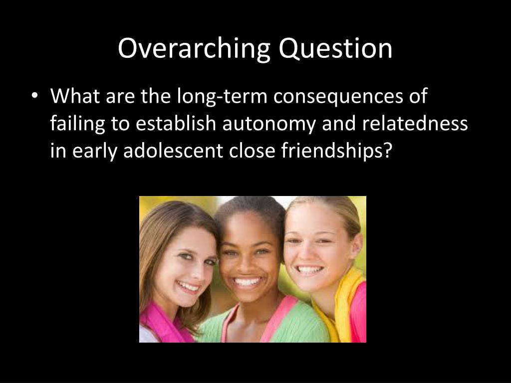 PPT - Early Adolescent Peer Foundations of Late Adolescent and Young ...