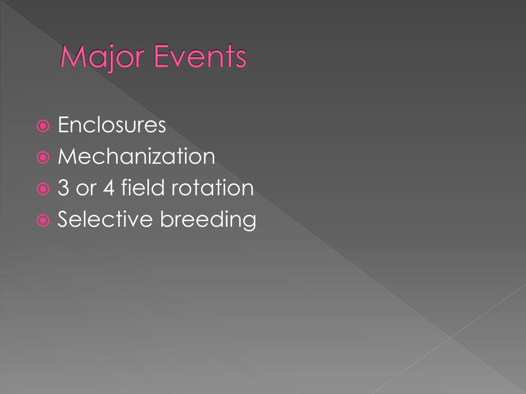PPT - 2 nd Agricultural Revolution PowerPoint Presentation, free ...