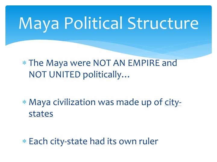 Mayan Political System