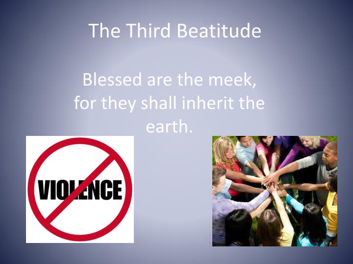PPT - The Beatitudes PowerPoint Presentation - ID:2689355