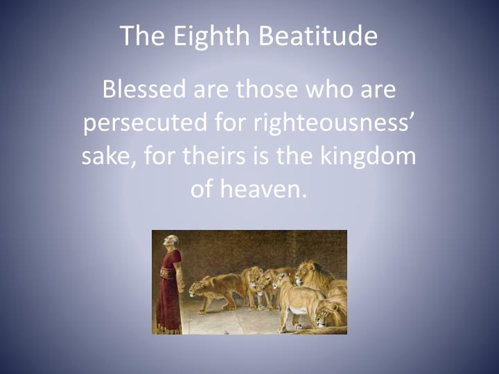 PPT - The Beatitudes PowerPoint Presentation - ID:2689355