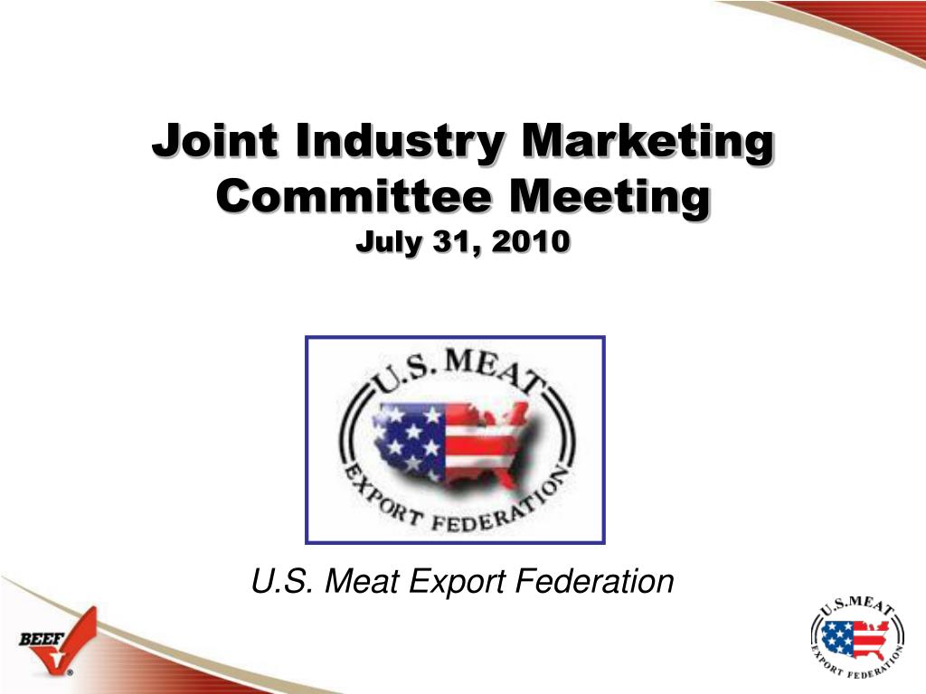 PPT - Joint Industry Marketing Committee Meeting July 31, 2010 ...