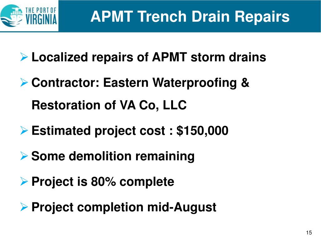 PPT - Jeff Florin Deputy Executive Director, Operations Virginia Port Authority PowerPoint ...