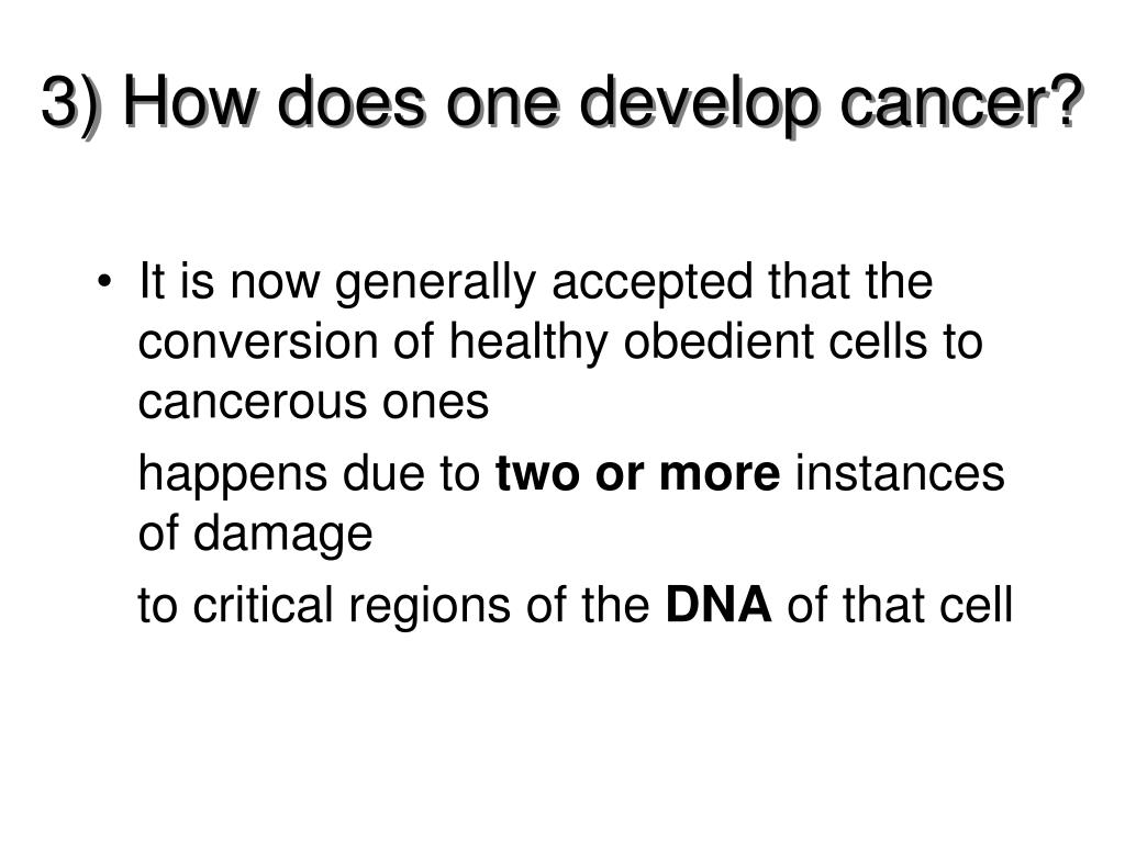 PPT - CANCER - Why? PowerPoint Presentation, free download - ID:2690020