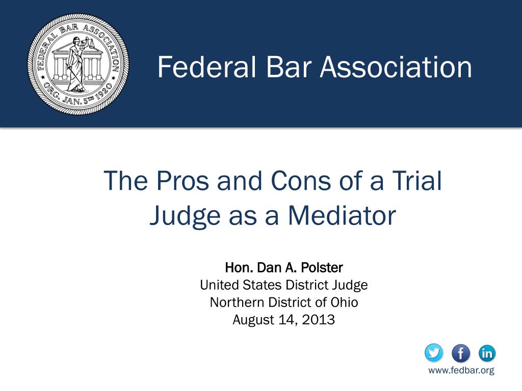 PPT - Hon. Dan A. Polster United States District Judge Northern ...