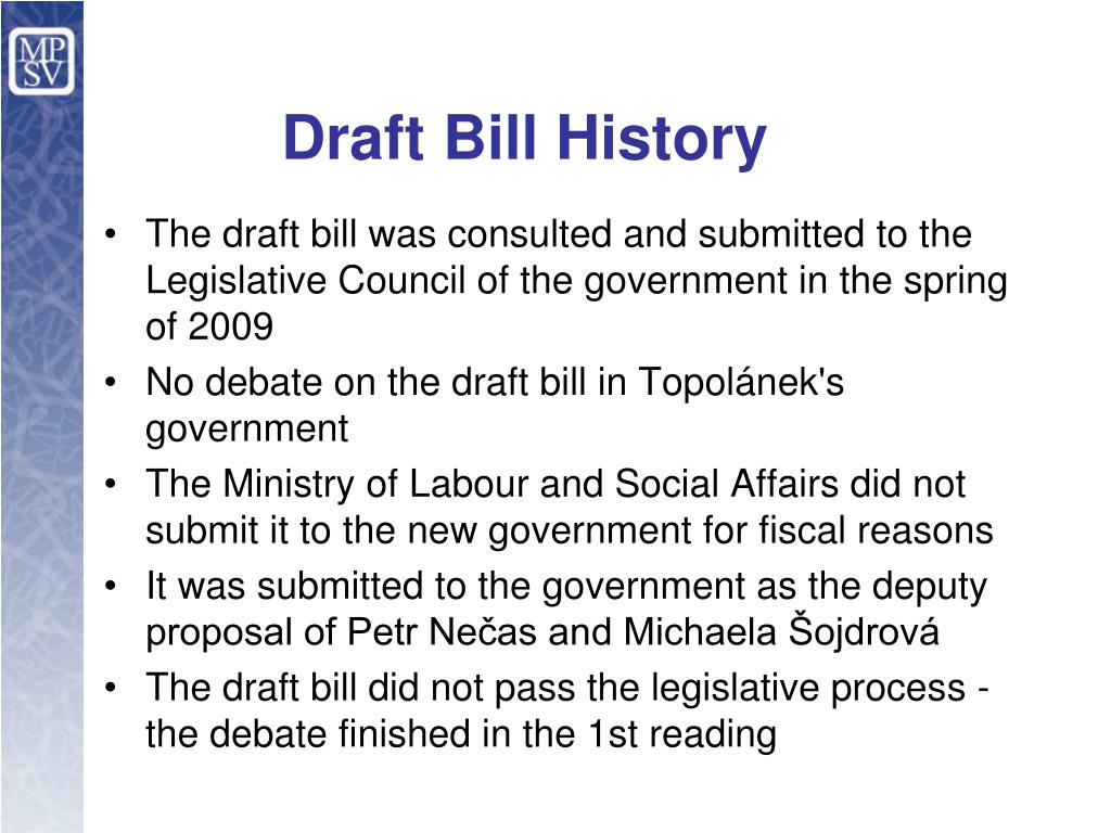 PPT - Draft Bill Promoting Families with Children Kateřina Jirková ...