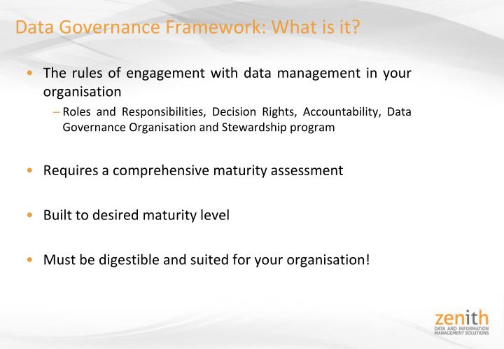 PPT - Data Governance PowerPoint Presentation - ID:2690144
