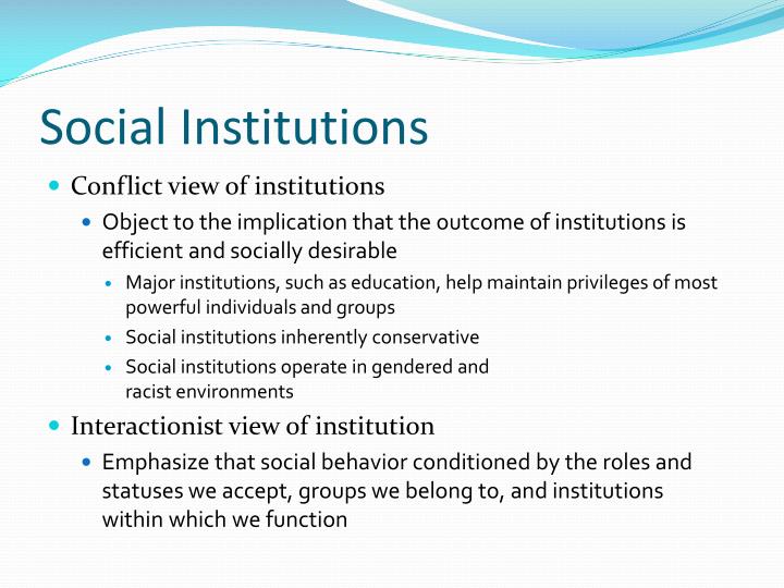 PPT - Social Institutions: Family and Religion PowerPoint Presentation ...