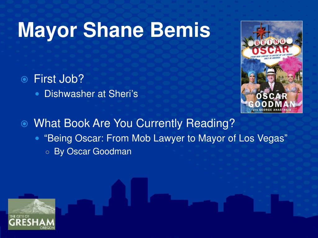 PPT - Len Reed Mayor Shane Bemis Mayor Denny Doyle Mayor Charlie Hales ...
