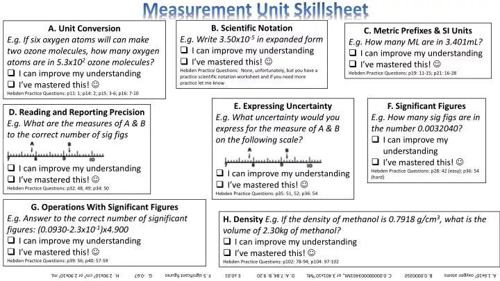 PPT - Measurement Unit Skillsheet PowerPoint Presentation, free ...