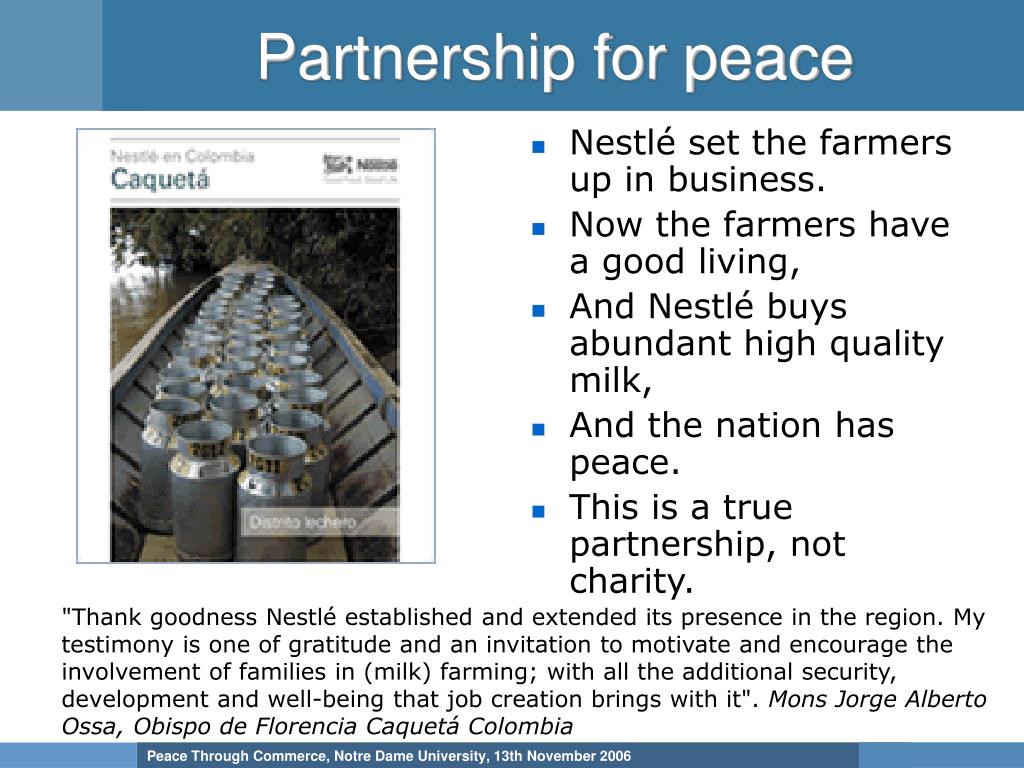 PPT - Partnerships for Peace: PowerPoint Presentation, free download ...