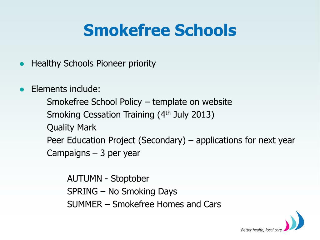PPT - SMOKEFREE HOMES AND CARS CAMPAIGN Summer 2013 PowerPoint ...