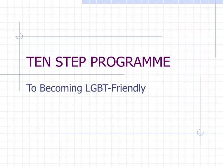 PPT - TEN STEP PROGRAMME PowerPoint Presentation, free download - ID ...