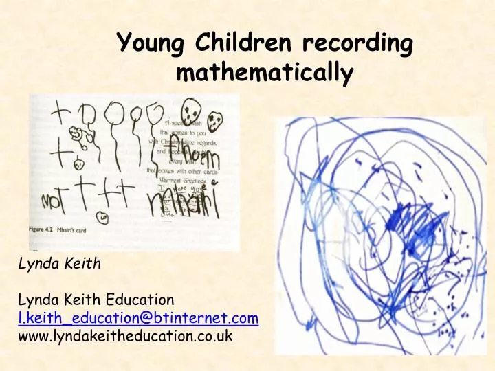 PPT - Young Children recording mathematically PowerPoint Presentation ...