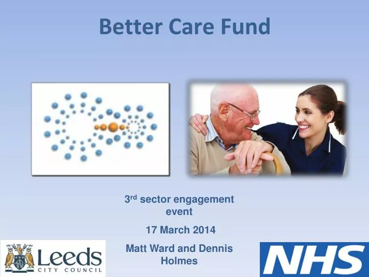 PPT - Better Care Fund PowerPoint Presentation, free download - ID:2691323