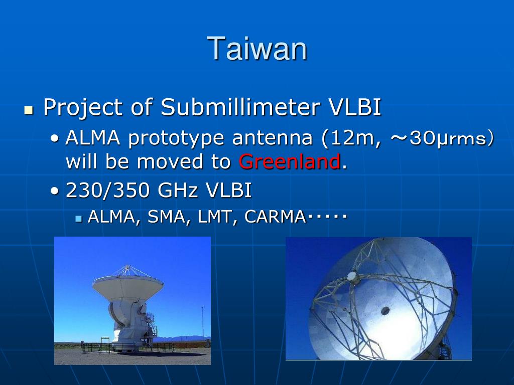 PPT - Japanese VLBI activities and East Asian VLBI Network PowerPoint ...