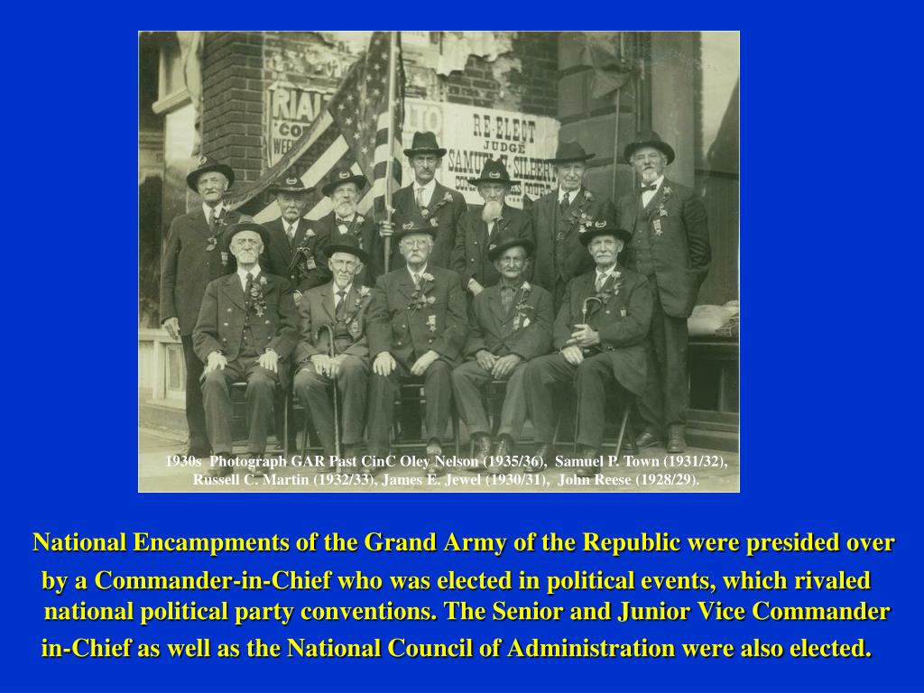 PPT - Brief History Of The Grand Army Of The Republic PowerPoint ...