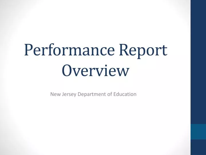 PPT - Performance Report Overview PowerPoint Presentation, free ...