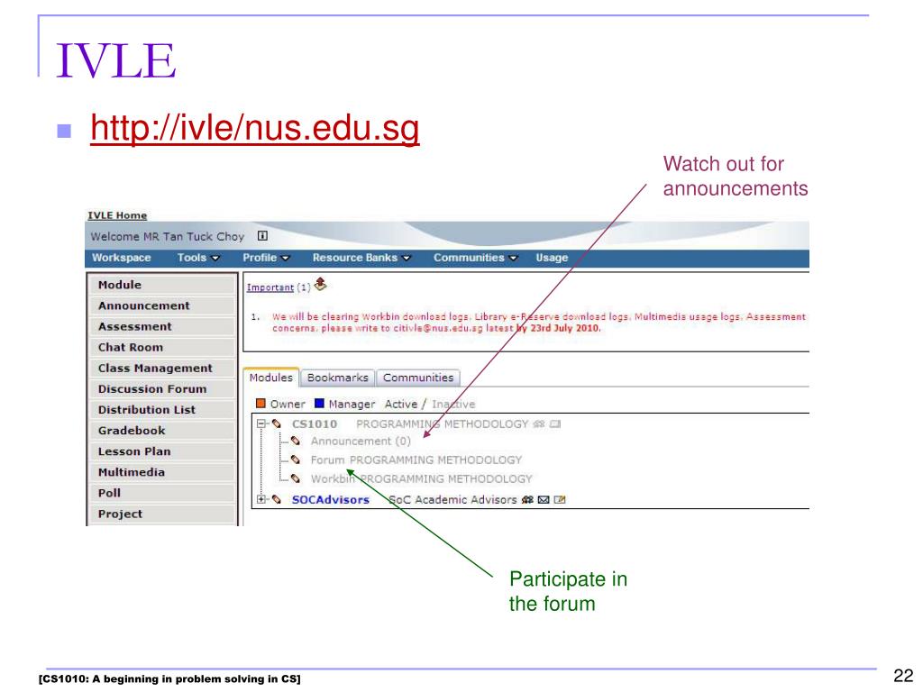 Ppt Cs1010 Programming Methodology A Beginning In Problem Solving In Computer Science