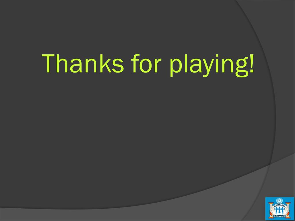 PPT - United Nations Public Service Awards Quiz PowerPoint Presentation ...