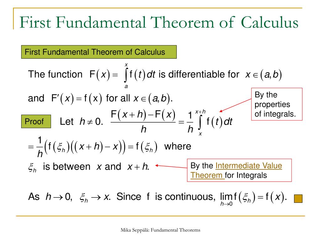 PPT - Fundamental Theorems of Calculus PowerPoint Presentation, free ... PPT - Fundamental Theorems of Calculus PowerPoint Presentation, free ...
