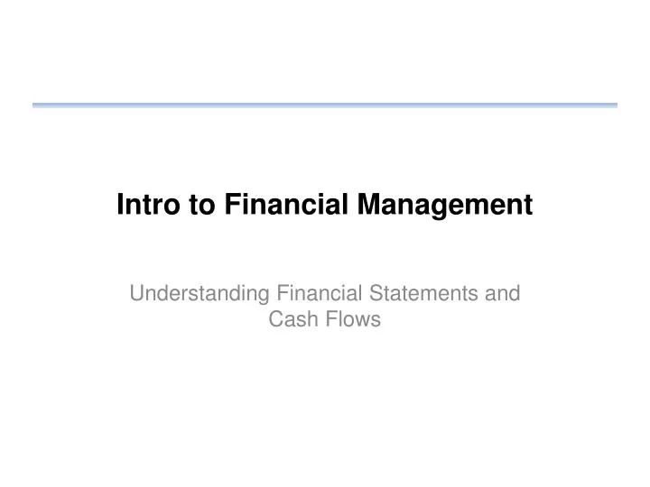 PPT - Intro to Financial Management PowerPoint Presentation, free ...