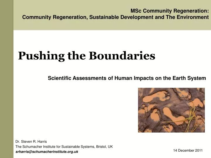 PPT - Pushing the Boundaries PowerPoint Presentation, free download ...
